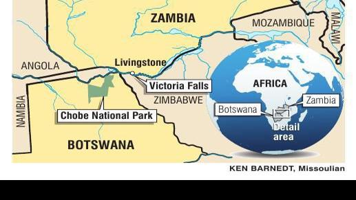 Map of Chobe National Park | | ravallirepublic.com
