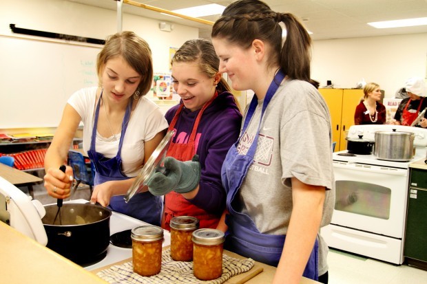Canning lessons: Extension partners with school to teach food ...