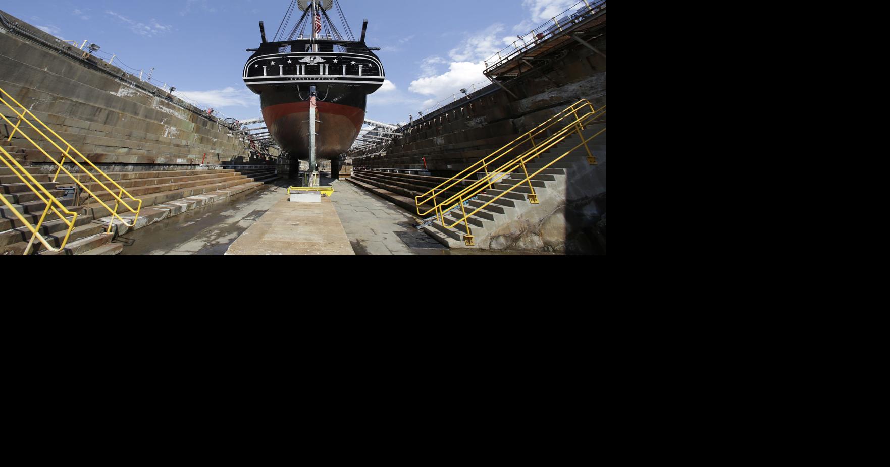 Photos: 'Old Ironsides' returns to the sea