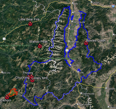 Bowles Creek fire grows; heat advisory issued