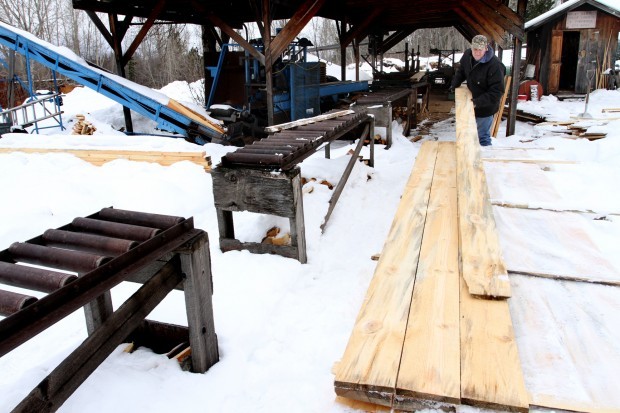 From logs to lumber: Finlay Sawmill Rough Lumber and Firewood creates ...