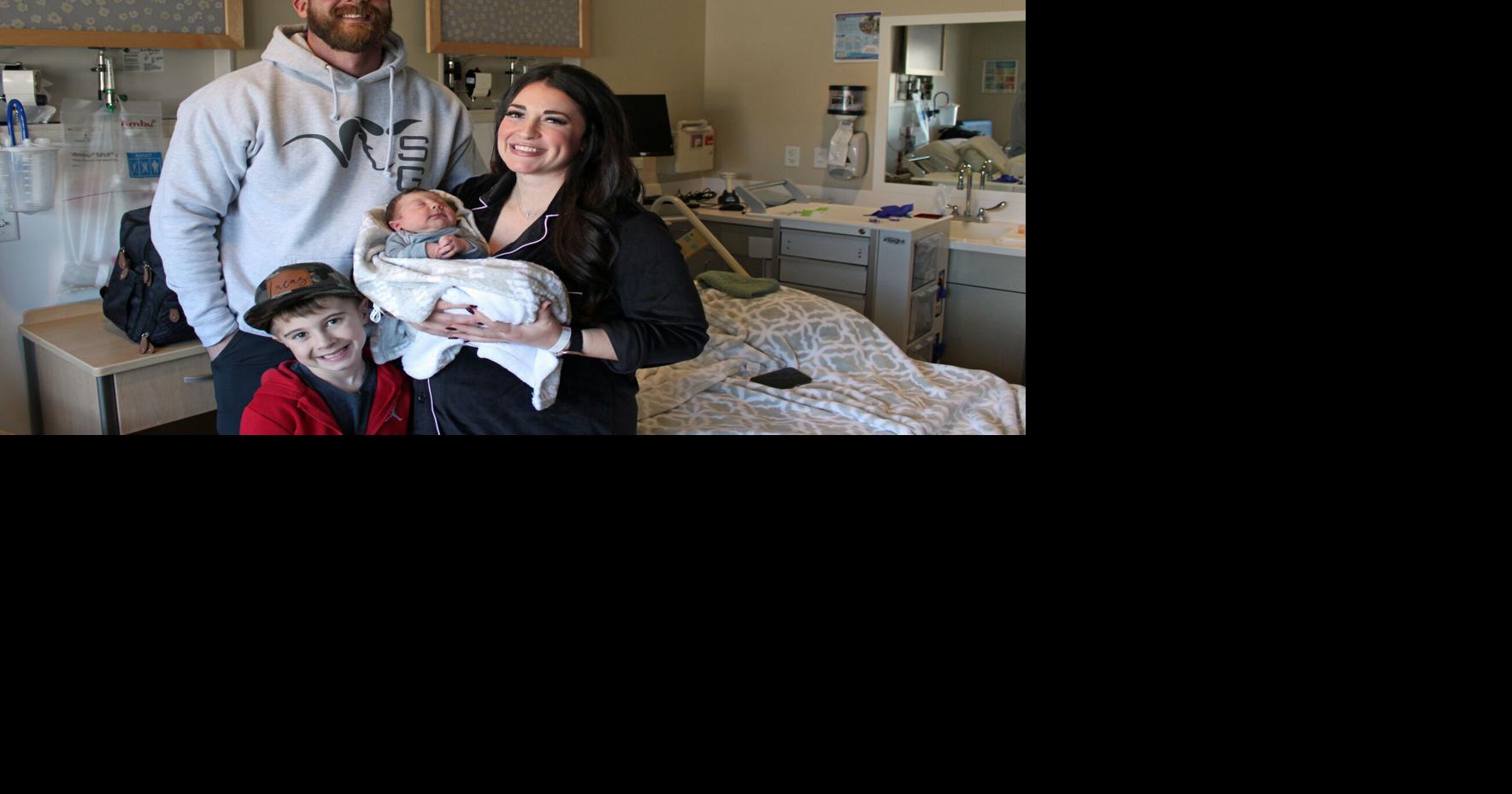 Hamilton family welcomes first baby of the new year