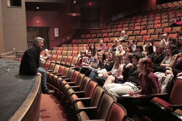 Stage, screen actor Pierpoint gives UM class career advice