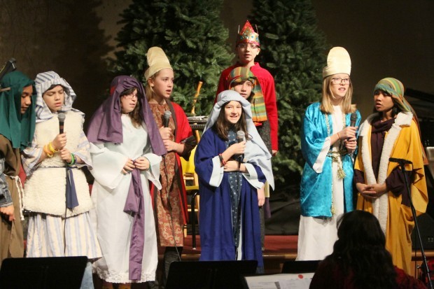 Feature photo: Students put on school play