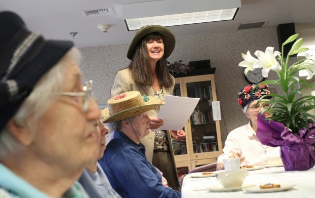 Spring tea time: Discovery Care Center seniors drink in the new season
