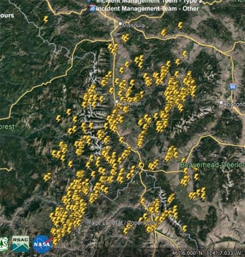 UPDATED: Crews respond to small lightning-caused fires in the ...