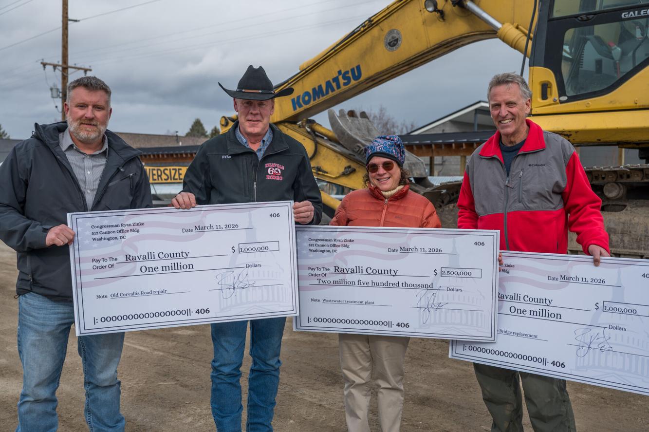 Zinke secures funding for Ravalli County projects