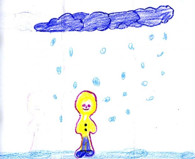 Scattered showers? Weather drawing for April 15, 2012