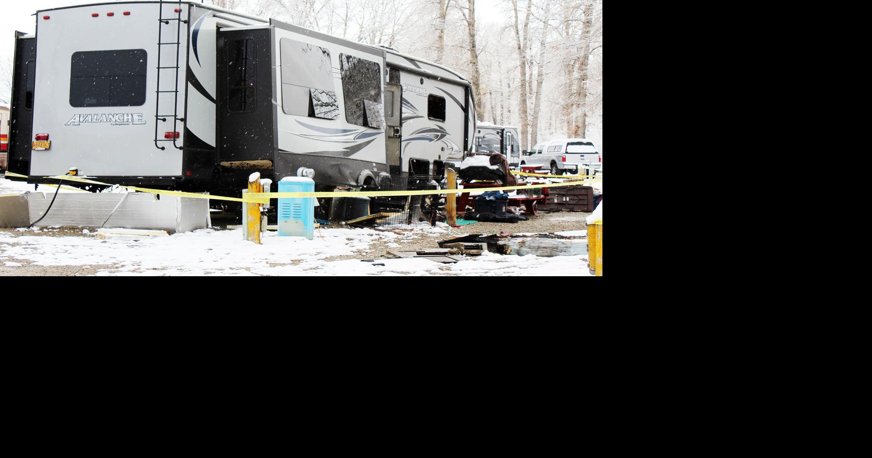 Propane tank explodes in RV in Hamilton