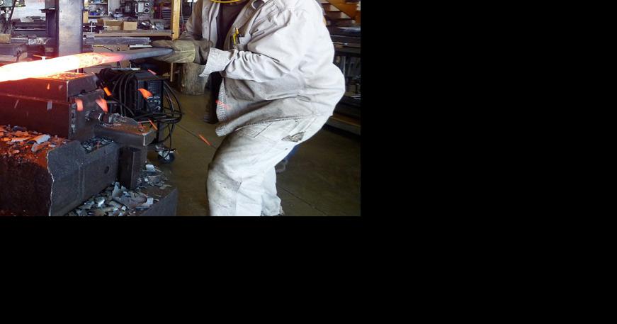 Artist Glenn Gilmore creates art, architecture with forged metalwork