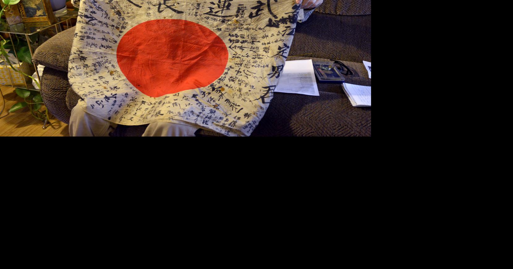 Veteran takes steps to repatriate keepsake Japanese flag from WWII