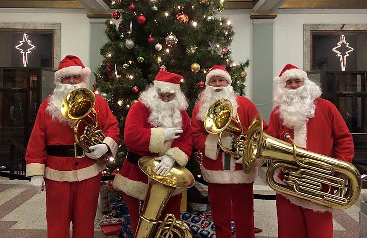 Tuba Santas to perform at Bitter Root Brewing in Hamilton