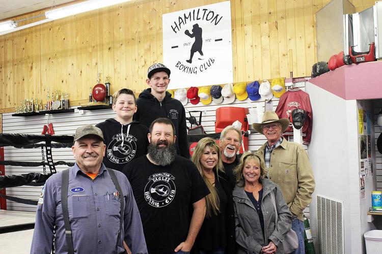 Eagles donate to Hamilton Fire Department, Hamilton Boxing Club