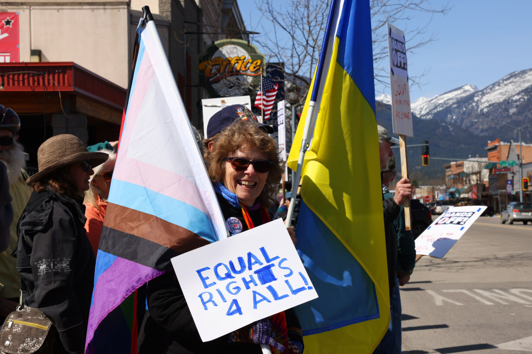 More than 500 rally in Hamilton against Trump administration