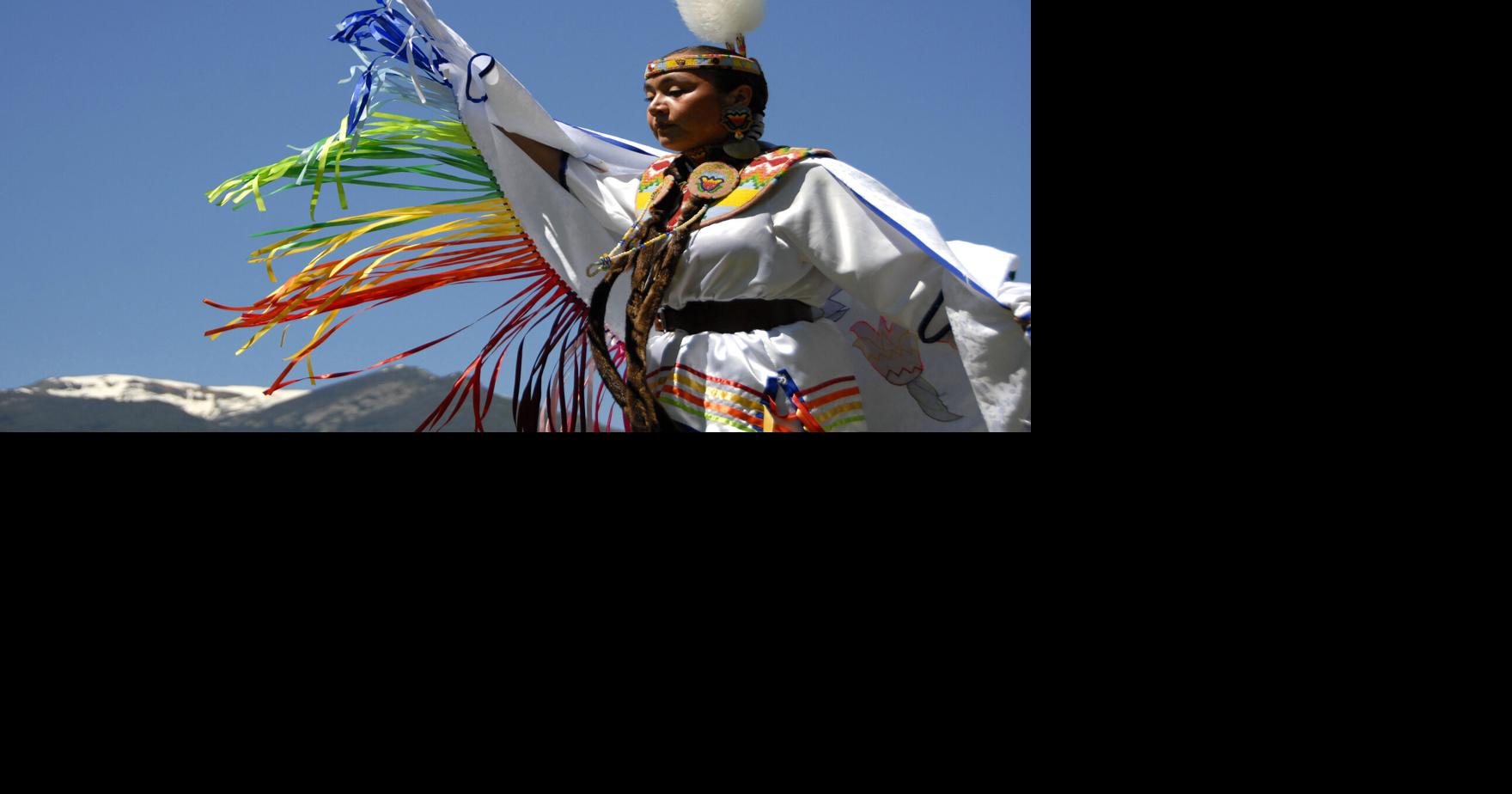 Salish dancers perform at Historic St. Mary's Mission