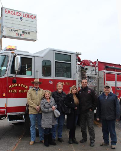 Eagles donate to Hamilton Fire Department, Hamilton Boxing Club