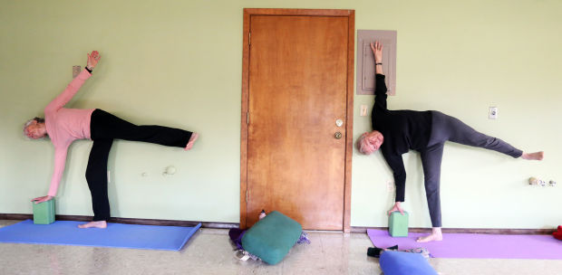 Slowing the effects of aging: Yoga studio teaches class designed for ...