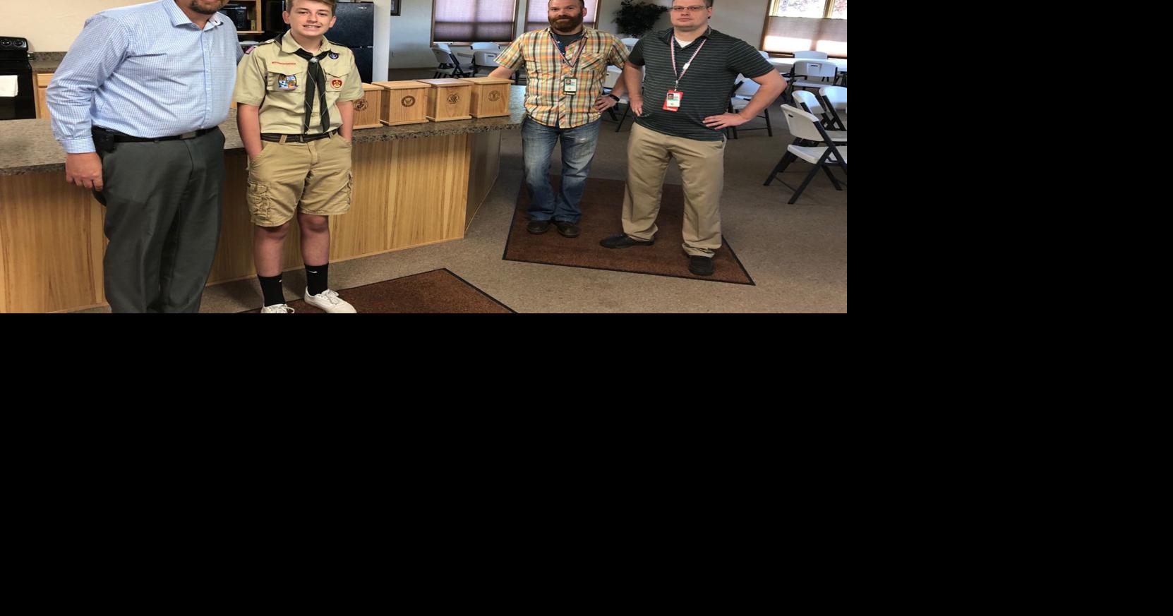 Hamilton boy scout earns eagle rank helping families of veterans