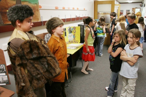 Waxing historic: Elementary students present annual wax museum
