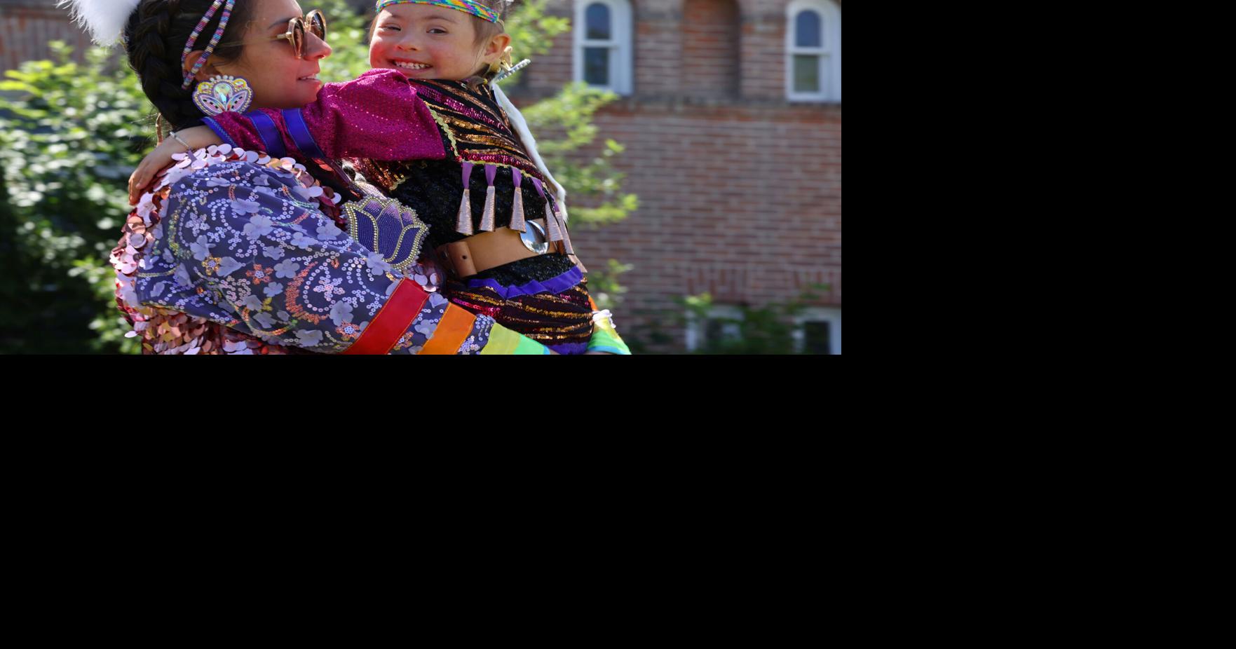 Salish dancers perform at Bitter Root Day celebration