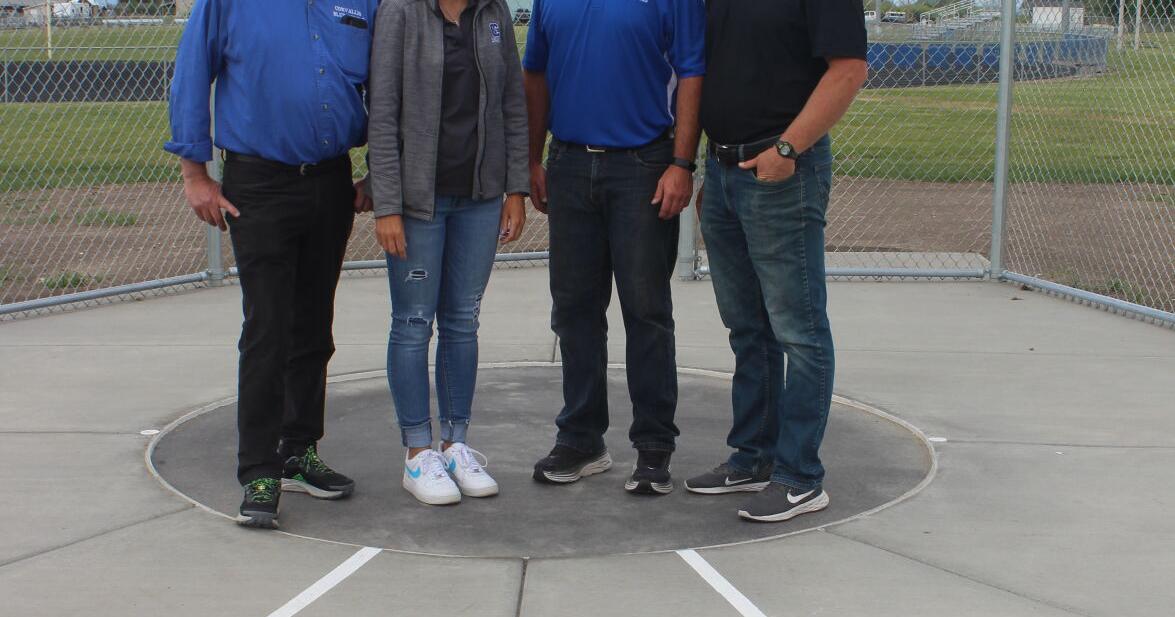 Corvallis shot put, discus rings a community effort