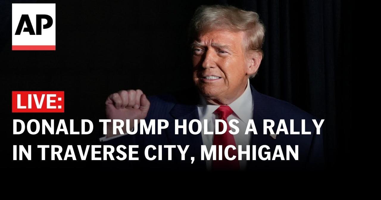 Donald Trump holds a rally in Traverse City | Video Gallery | record ...
