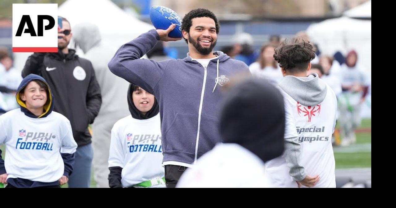 Caleb Williams, other NFL prospects play flag football with Special ...