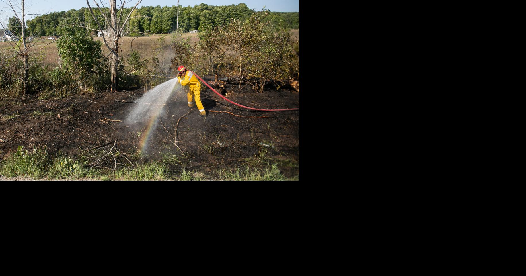 Downed power lines spark grass fire | Local News | record-eagle.com