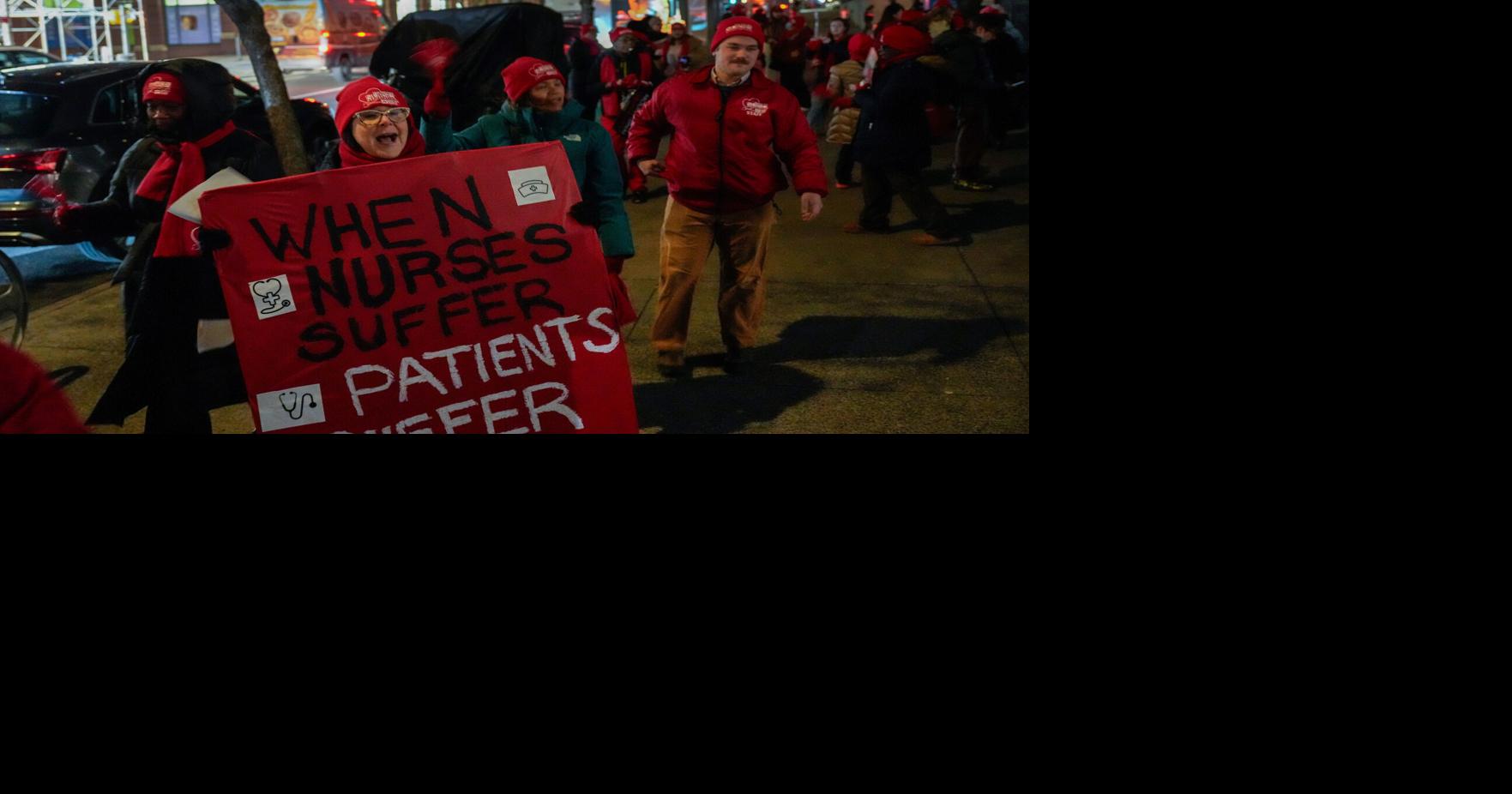 Thousands of nurses go on strike at several major New York City ...