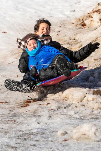 SUNNY CIVIC CENTER SLEDDING | Local News | record-eagle.com
