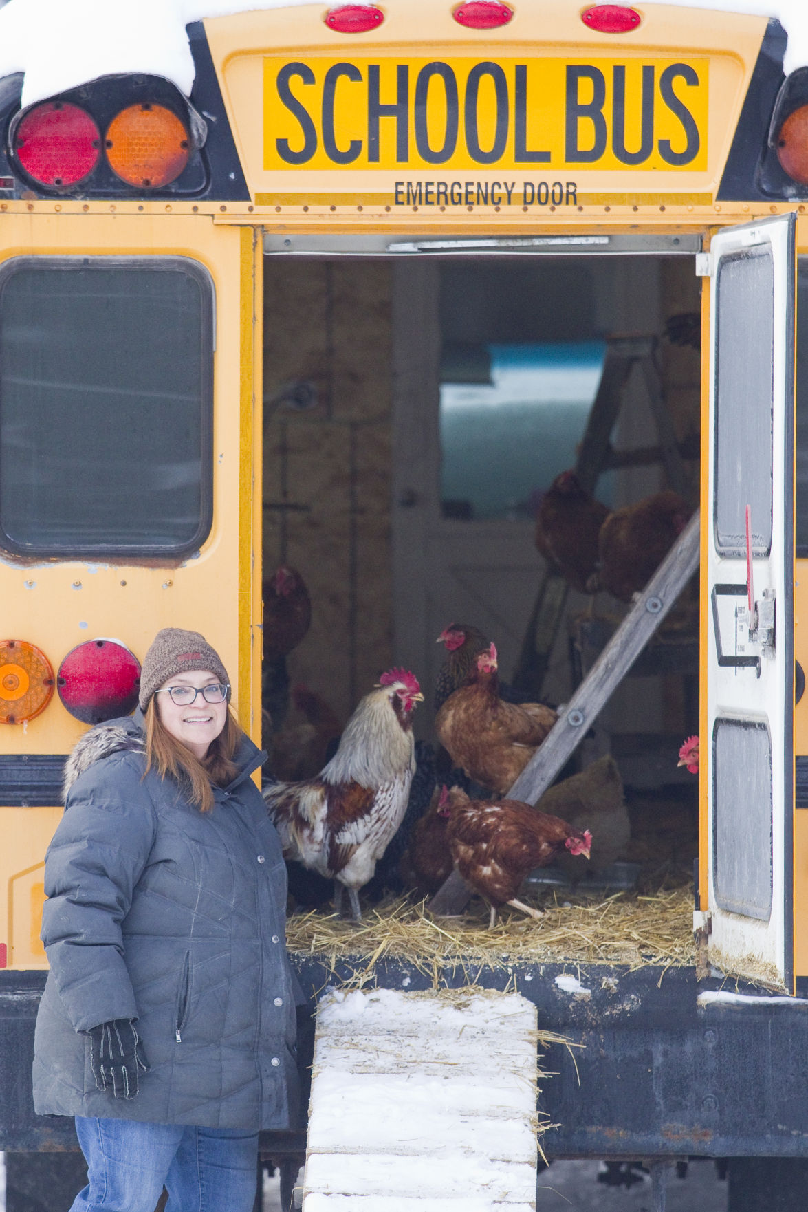 Snowy days? Chicken bus to the rescue | Lifestyles | record-eagle.com