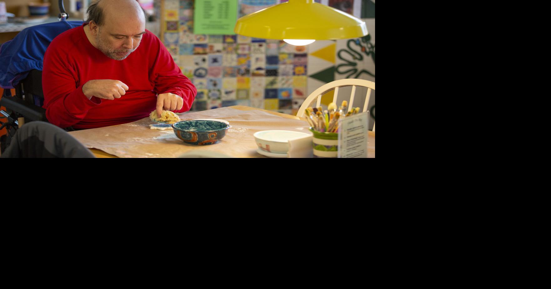 Acme man with cerebral palsy paints to calm PTSD, seed entrepreneurial ...