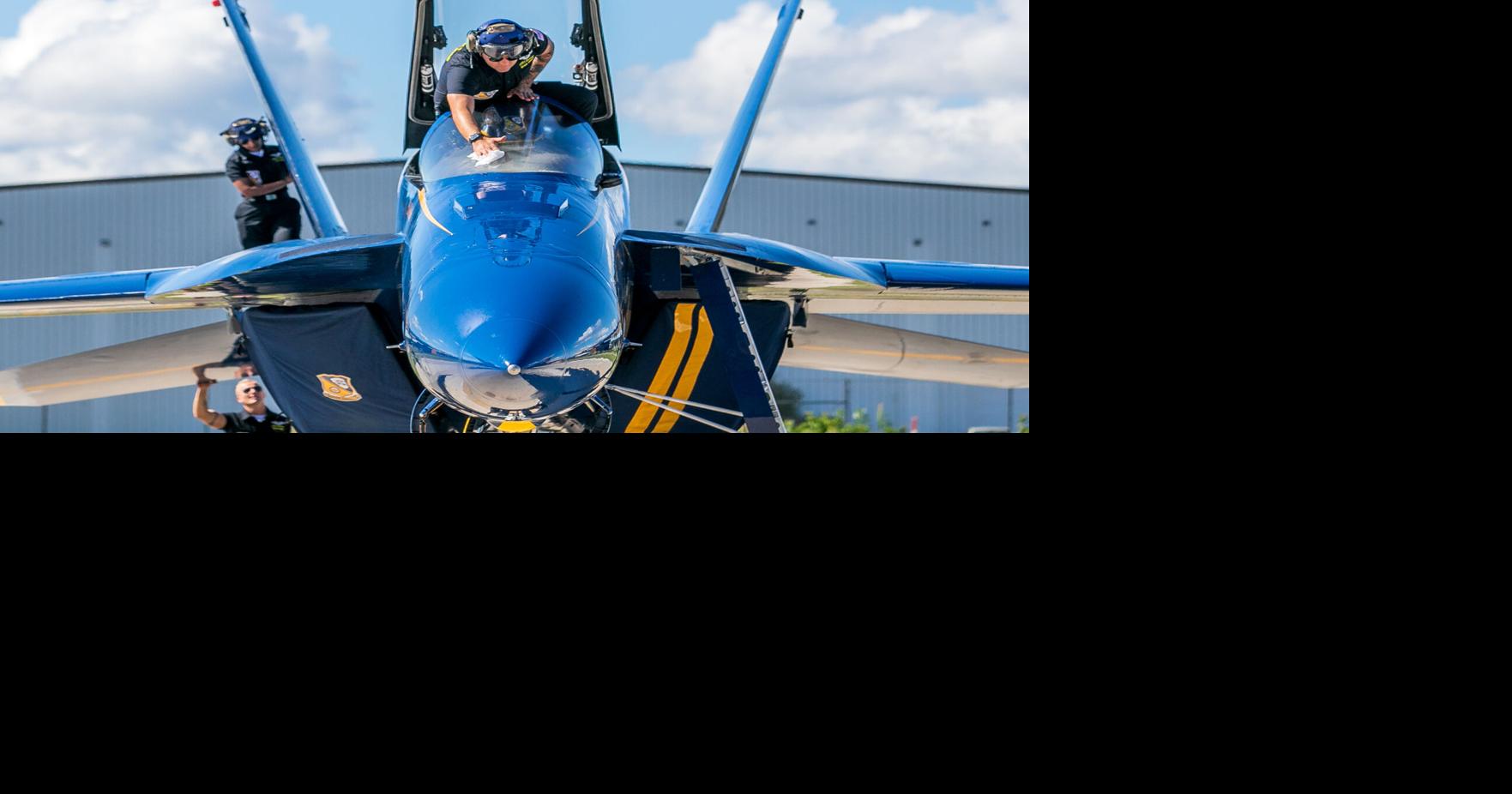 Blue Angels arrive: Team incl. first female pilot | Local News | record ...
