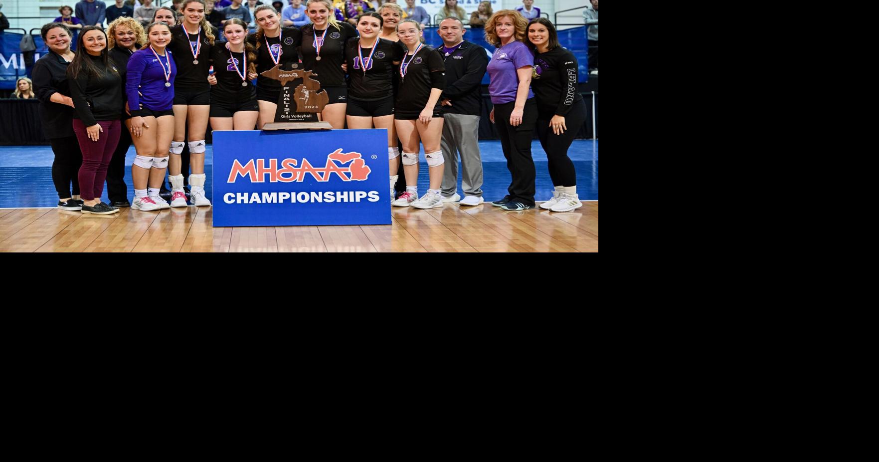 Leland Comets fall short in five sets in Division 4 state championship ...
