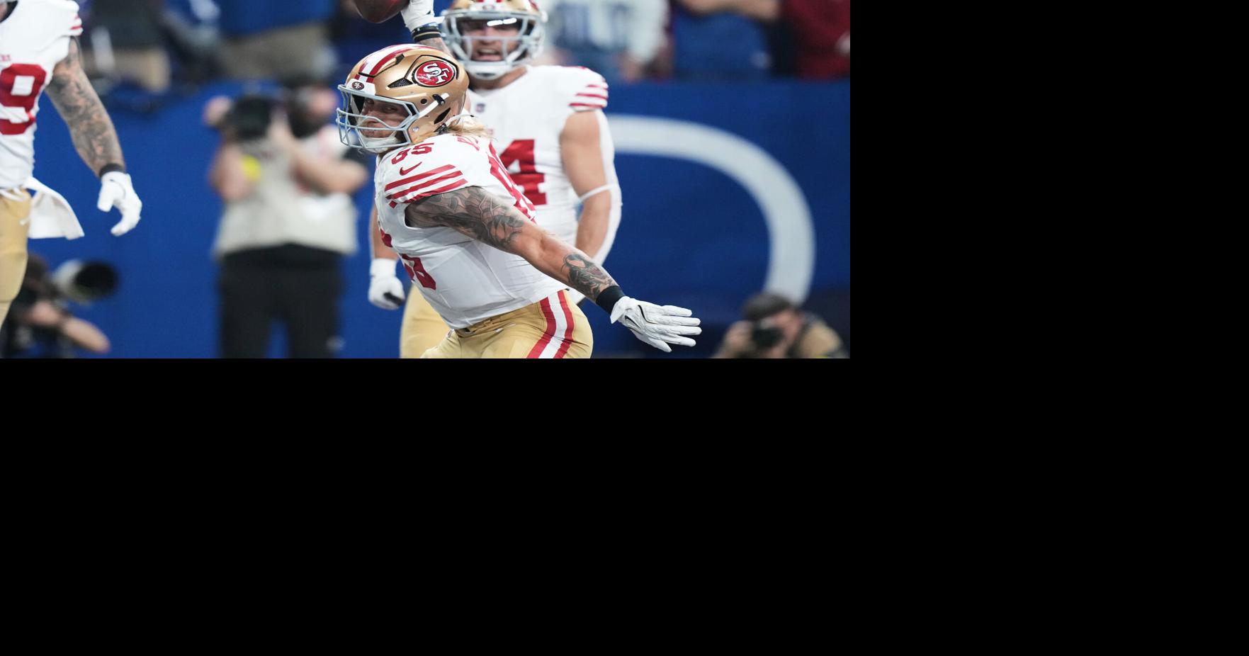 49ers' George Kittle misses key game against Bears with ankle injury ...