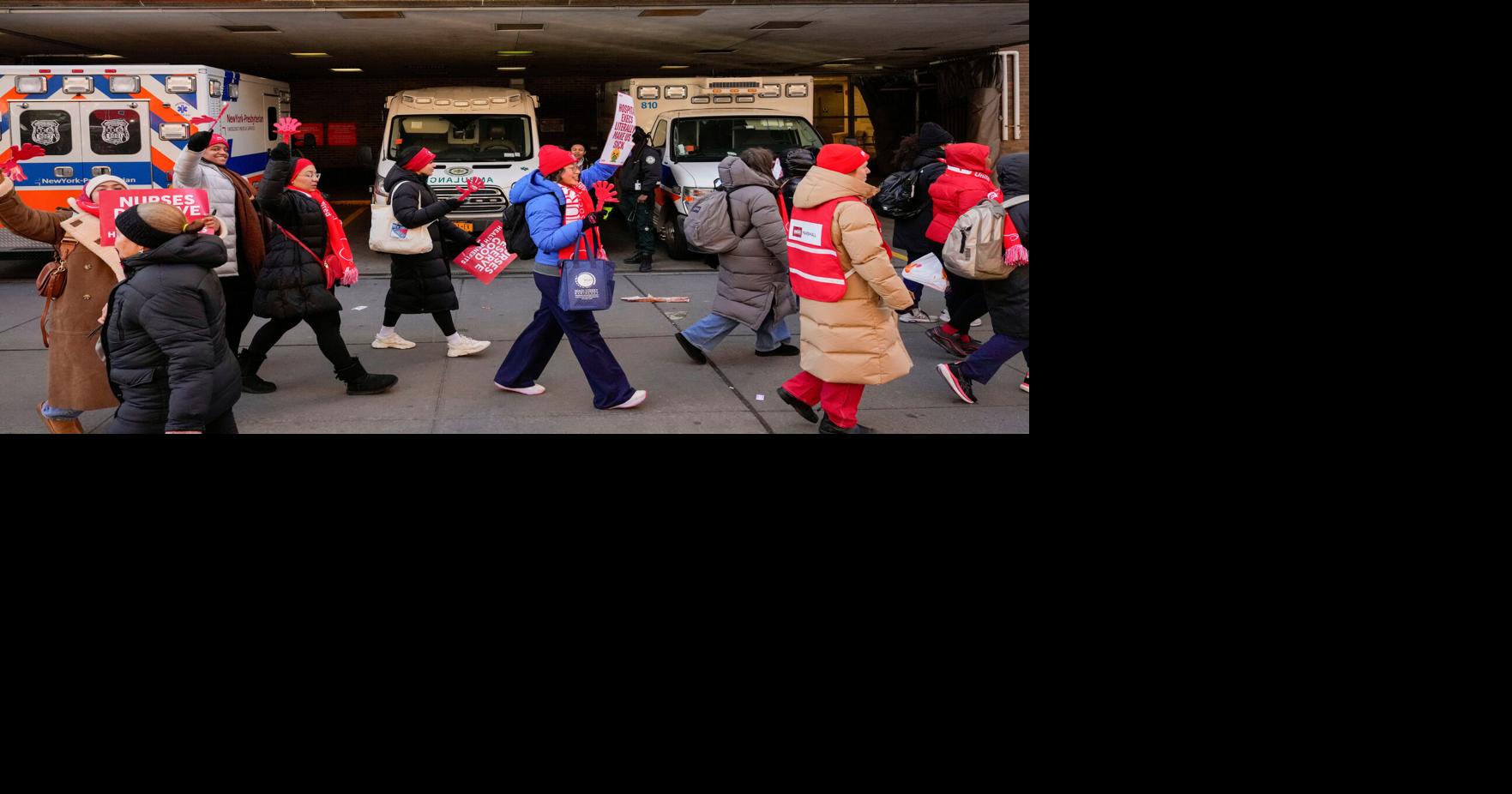 Nurses strike enters second day at major New York City hospitals | Ap ...
