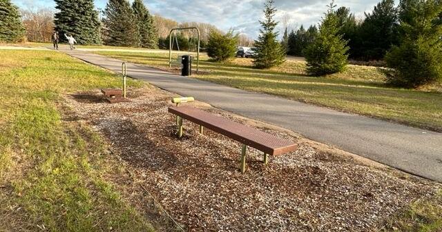 To good use: Village builds ADA trail, outdoor fitness to promote park ...