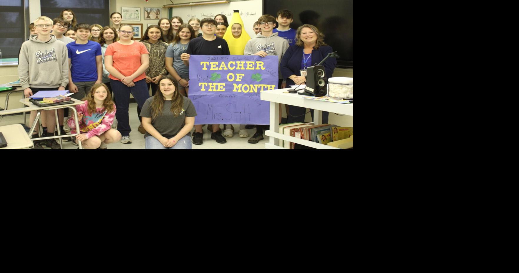 NIE: RJHS StuCo names Laura Stitt as Teacher of Month | Community ...