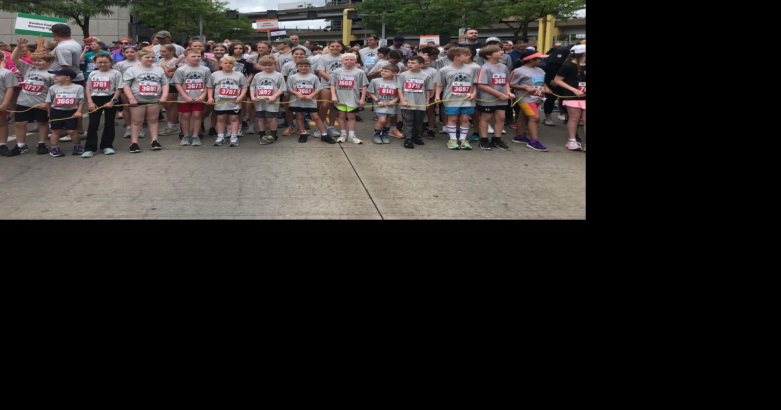 Nearly 90 from Mercer Elementary run Pgh. kids marathon | News ...