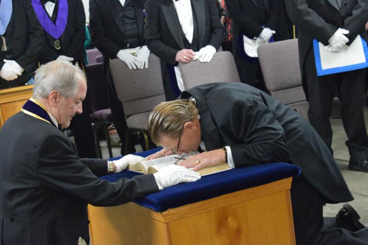 Mercer's John Moon presented as Masons' district deputy grand master ...
