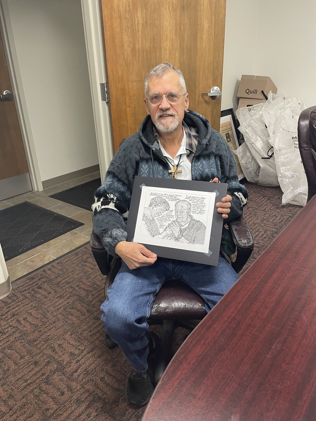 Baker's art captures 'Friends, family in praise, prayer' | News ...