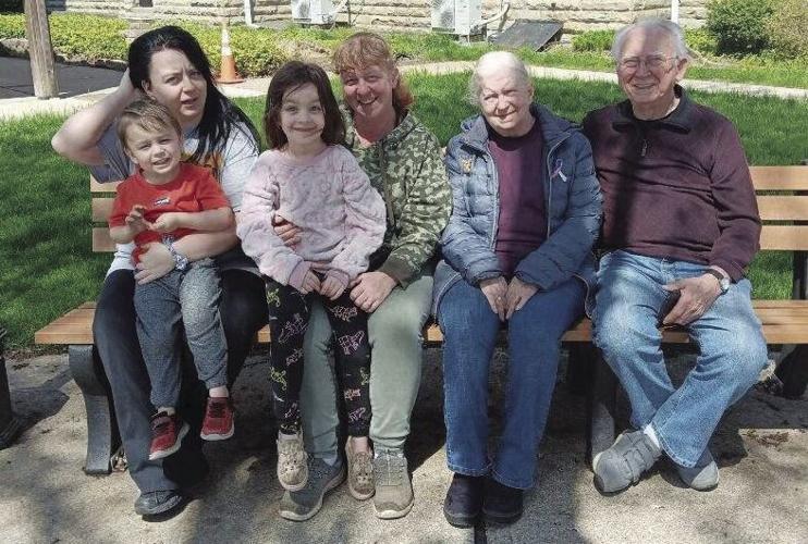 Ron Courtney celebrates family with five generations times three ...