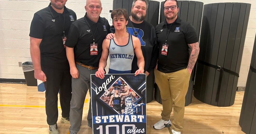 Reynolds junior Logan Stewart notches 100th career victory | Sports ...