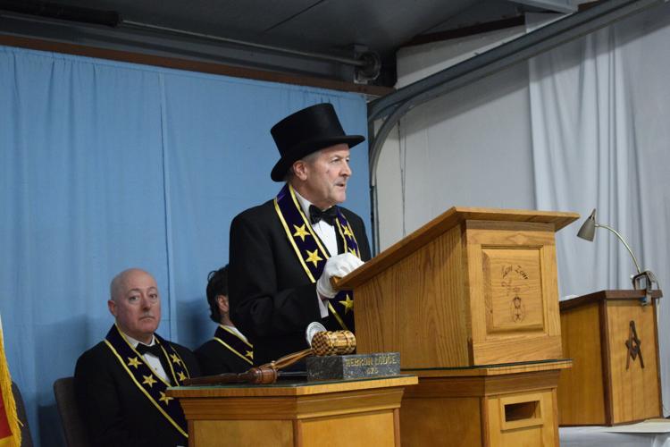 Mercer's John Moon presented as Masons' district deputy grand master ...