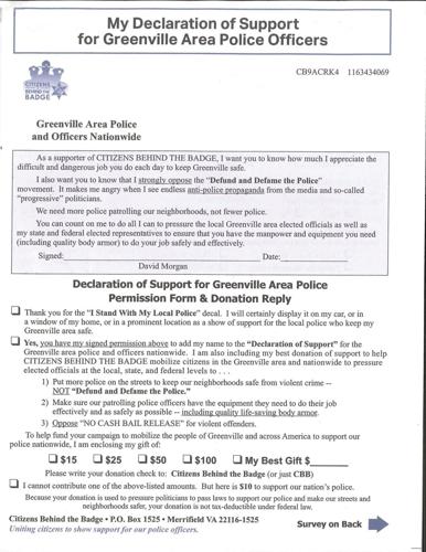 Police: Solicitation letter not from local PD | News | recordargusnews.com