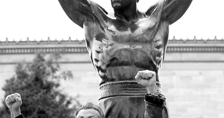 Yo, Adrian! Stallone surprises fans with visit to iconic ‘Rocky’ statue ...