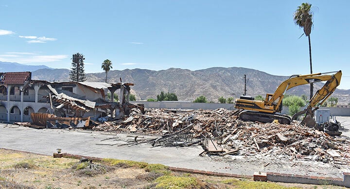 Dilapidated hotel demolished | Business | recordgazette.net
