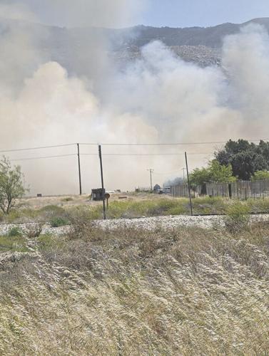 Brush fire burns in Cabazon | Local News | recordgazette.net