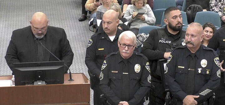 Banning gives warm send off to retiring police sergeants | Local News ...