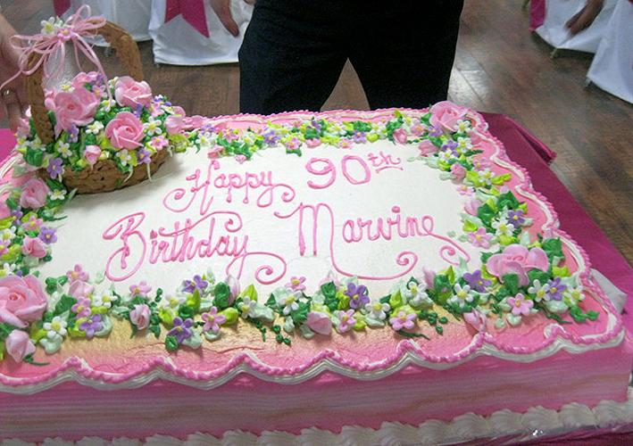 A lovely celebration for Marvine Cirar's 90th birthday | Birthdays ...